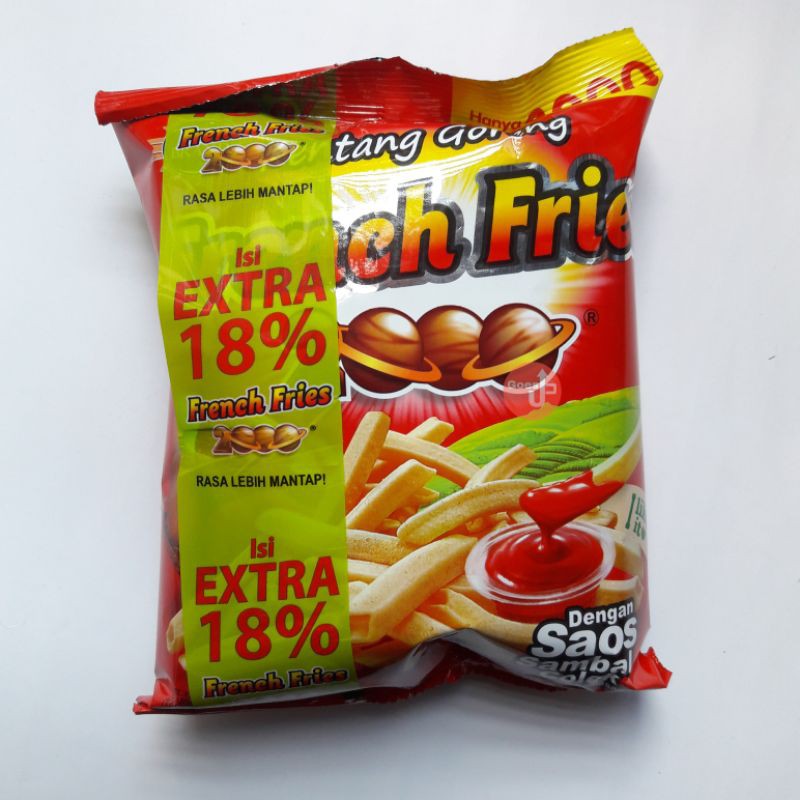 Jual French Fries 2000 Kentang Goreng 2000 Pack (isi 10 bungkus ...