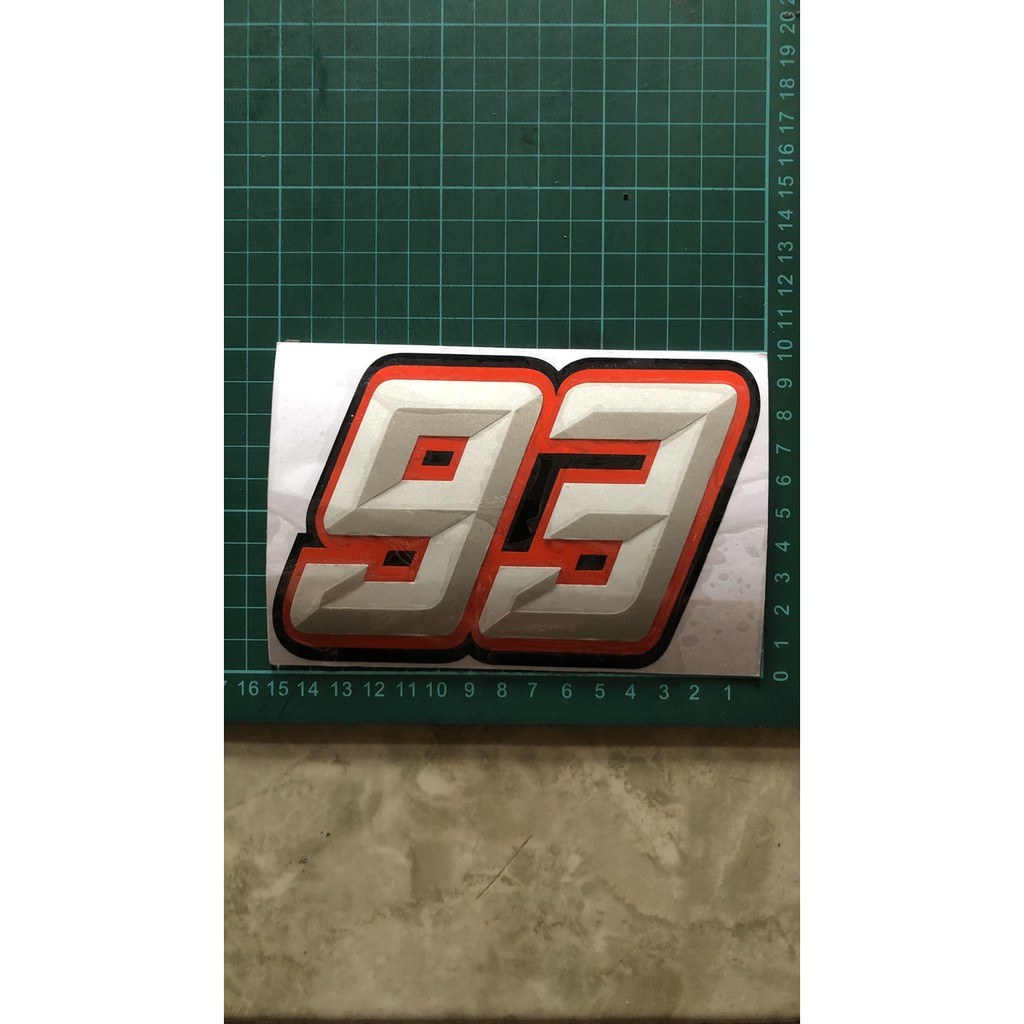 Jual Stiker 93 sticker Marquez besar | Shopee Indonesia