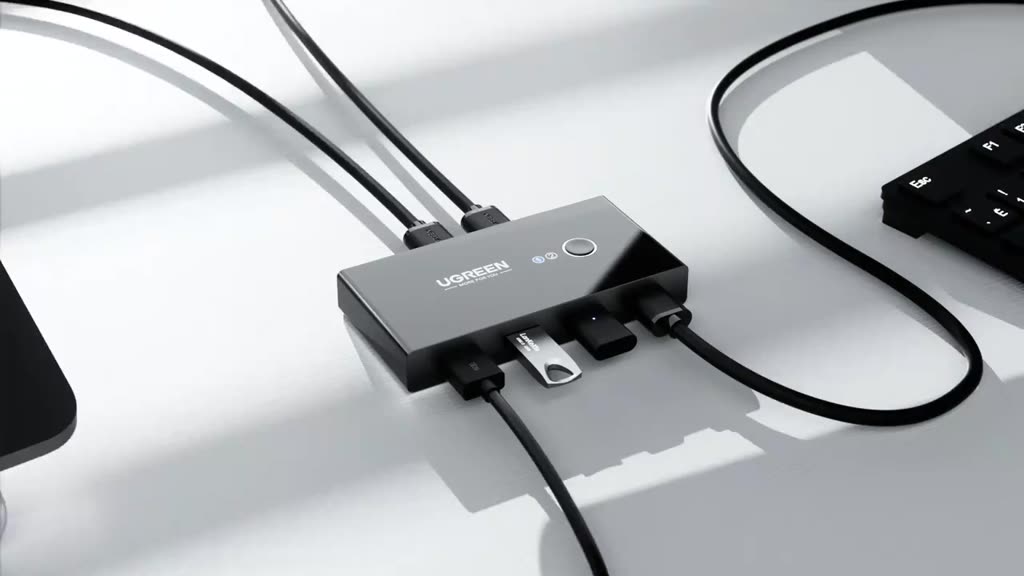 Jual UGREEN Adapter HUB PC 4 Port Sharing Switch Box USB 3.0 2.0 For PC Komputer Laptop | Shopee ...