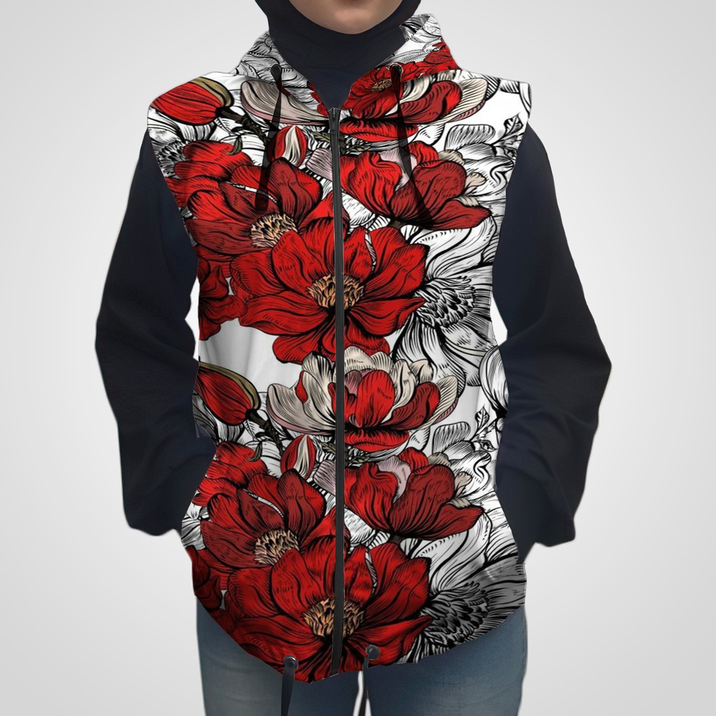Jual Rompi Printing Parasut Wanita Pria Vest Hoodie Olahraga Running ...