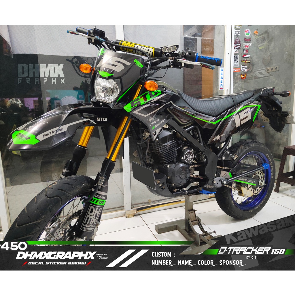 Jual DHMX Decal Sticker D Tracker D-Tracker 150 (DH450) Bisa custom ...