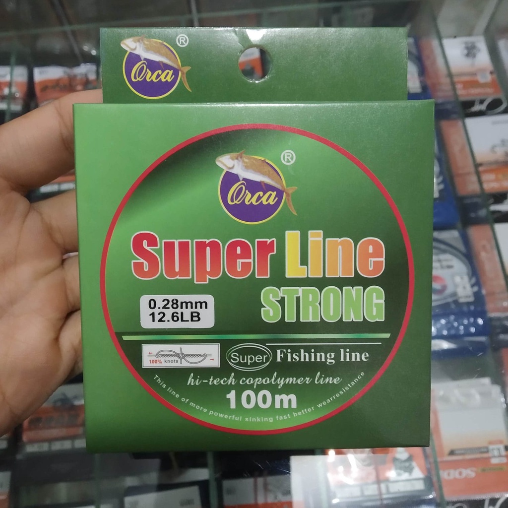 Jual Senar Pancing Orca Superline 100 Meter Super Fishing Line Benang ...