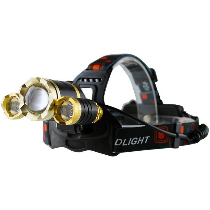 Jual JUAL SENTER KEPALA LED HEADLAMP CREE XML T6 10000 LUMENS - GOLDEN (KODE 006)) | Shopee ...