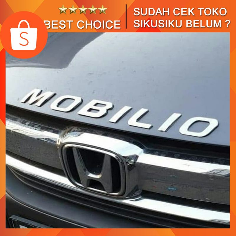 Jual Emblem Mobilio Logo Mobilio Logo Emblem Kap Mesin Mobilio | Shopee ...