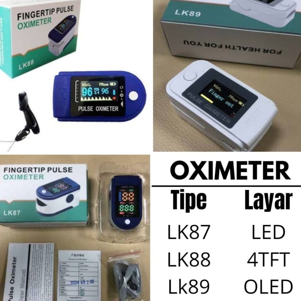 Jual OXYMETER LK89 - OLED PULSE ALAT PENGUKUR OKSIGEN DALAM DARAH DAN DETAK JANTUNG | Shopee ...