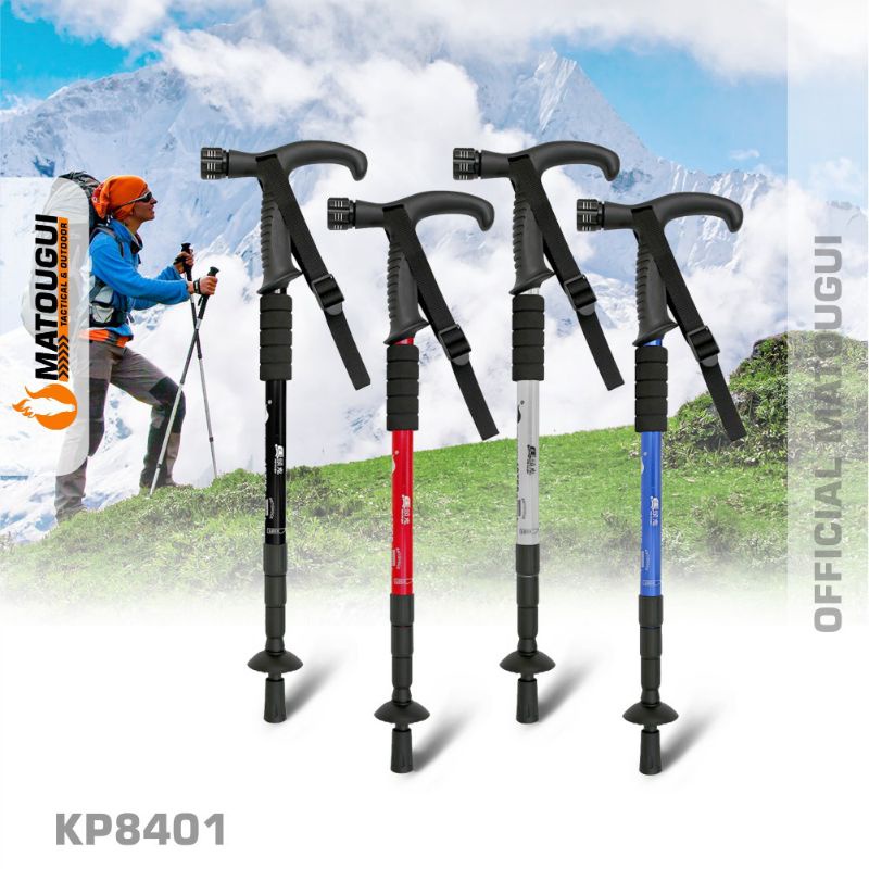 Jual Matougui Trekking Pole Tongkat Hiking Gunung Dengan Senter ...