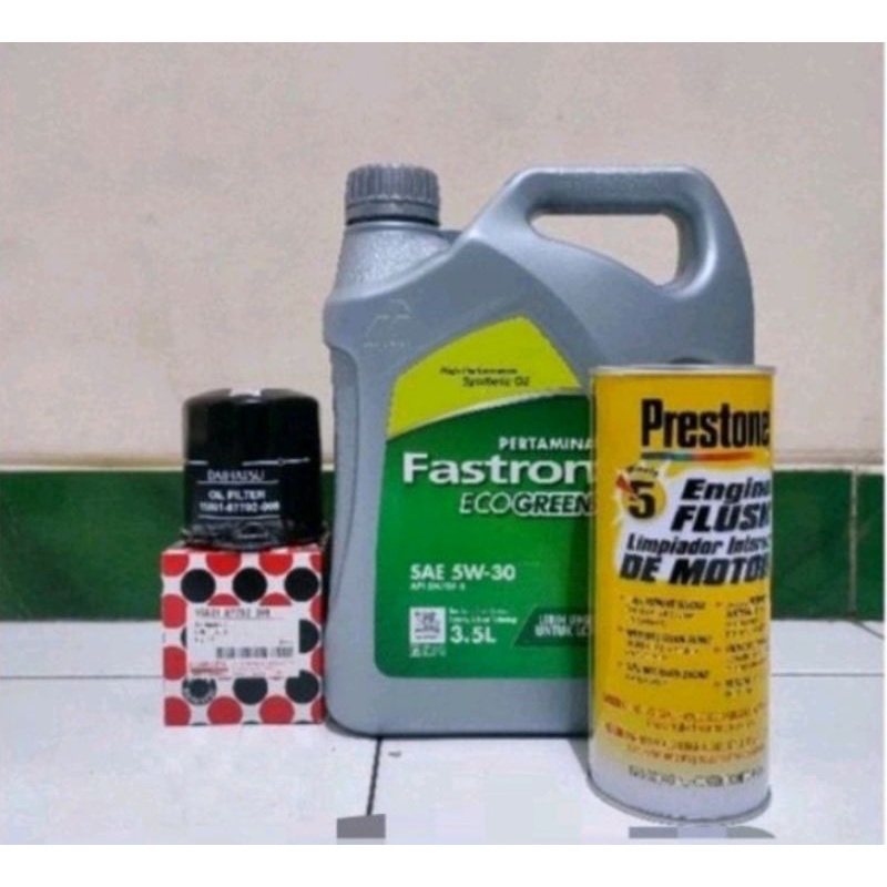 Jual PAKET GANTI OLI FASTRON LCGC 5W-30 +FILTER OLI+ENGINE FLUSH UNTUK ...