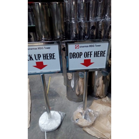 Jual Papan informasi / Sign Double Frame /Plang Rambu-Rambu | Shopee ...