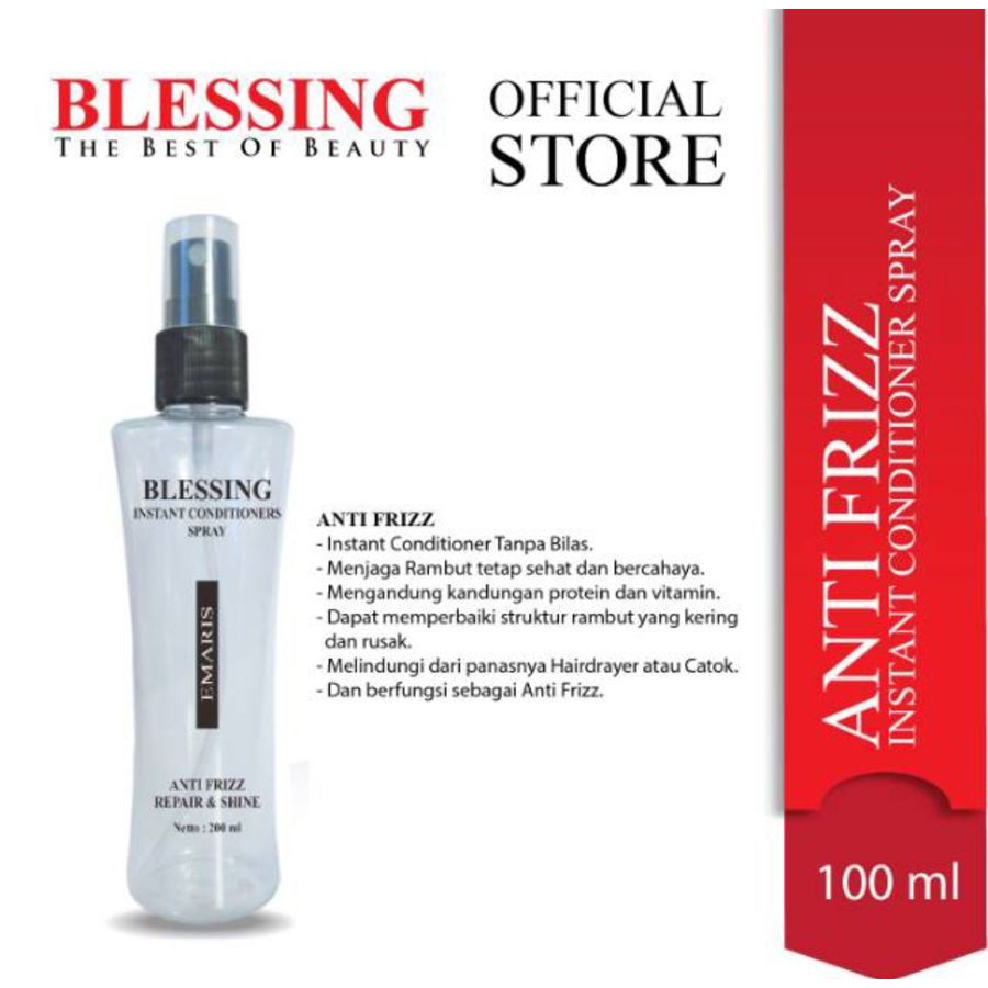 Jual Blessing Anti Frizz Spray 200ML - Hair Spra Vitamin Rambut ...