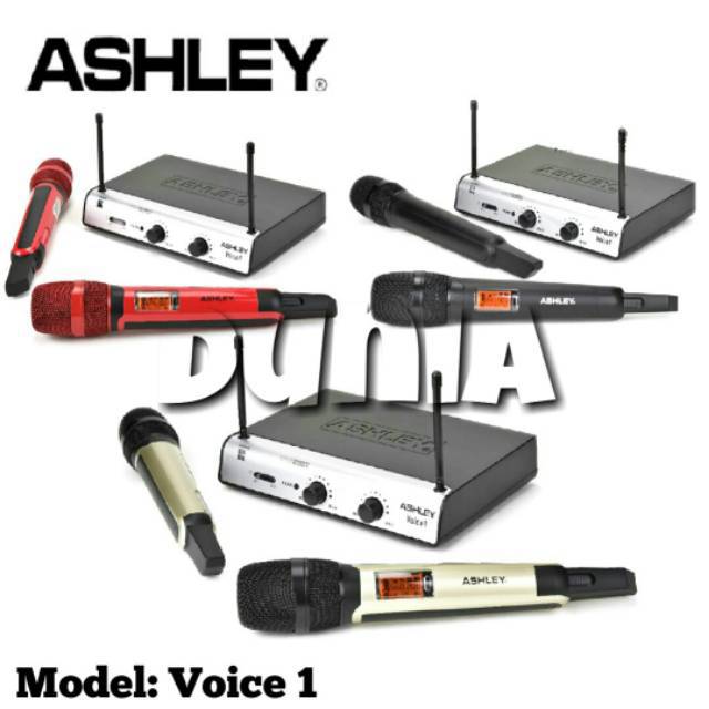 Jual Mic Wireless Ashley Voice 1 Handheld Original | Shopee Indonesia