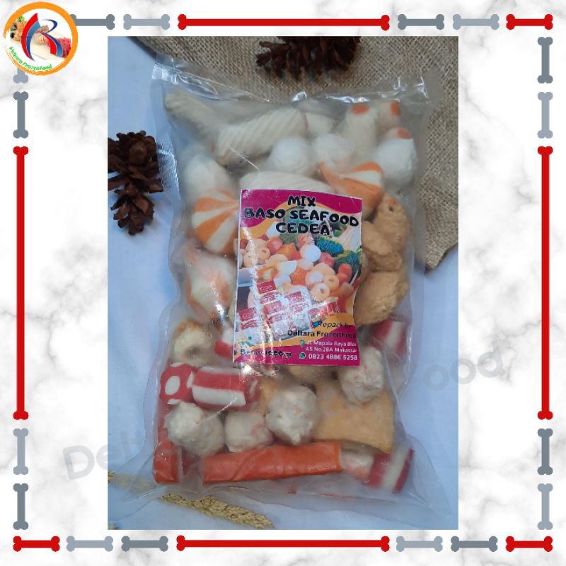 Jual Baso Cedea Mix 1 kg || Baso Suki Tomyam HALAL | Shopee Indonesia