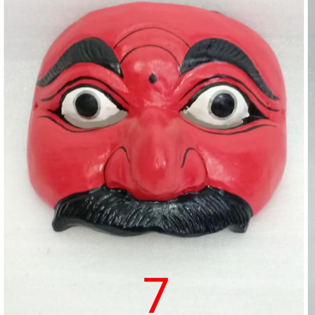 Jual Topeng kayu Setengah wajah berbagai karakter | Shopee Indonesia