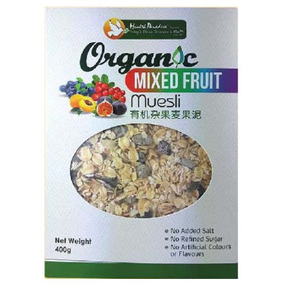 Jual Organic Mixed Fruit Muesli 400gr Breakfast Cereal (Health Paradise ...