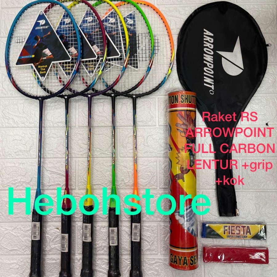 Jual Raket RS ARROWPOINT GALAXY FULL CARBON 10/20/30/50/60 +lengkap ...
