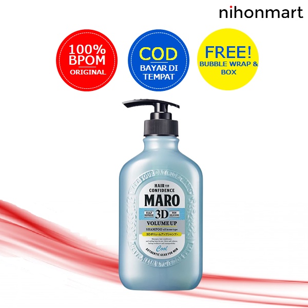 Jual Maro 3D Volume Up Shampoo Cool 400ml | Shopee Indonesia