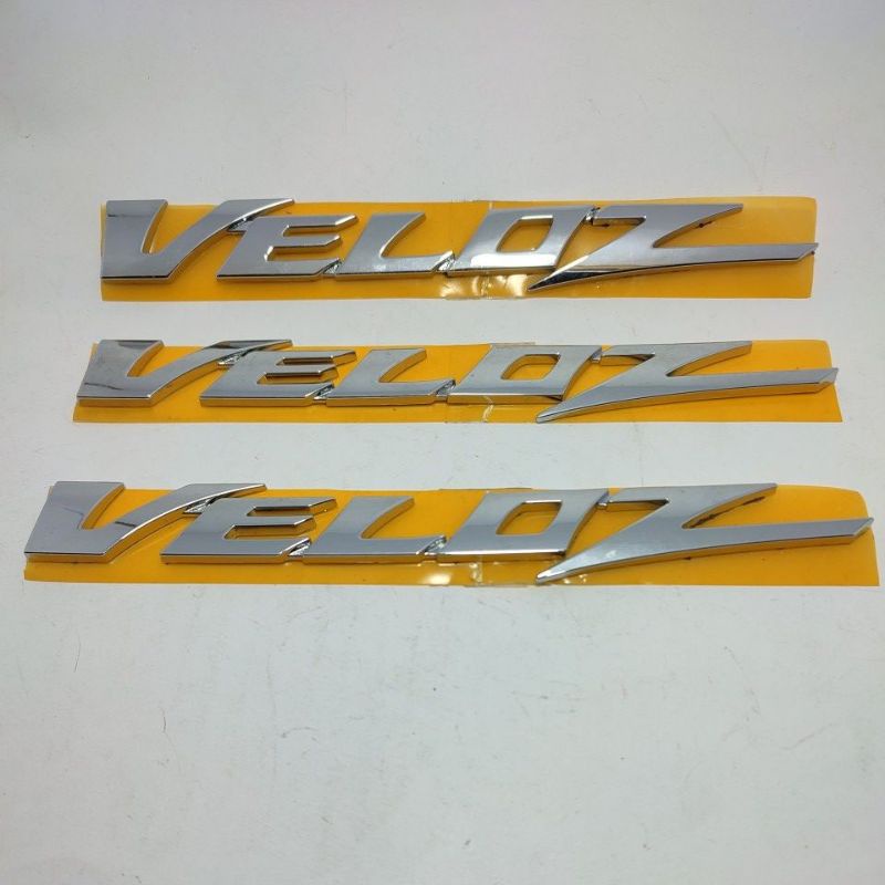 Jual emblem logo tulisan veloz original | Shopee Indonesia