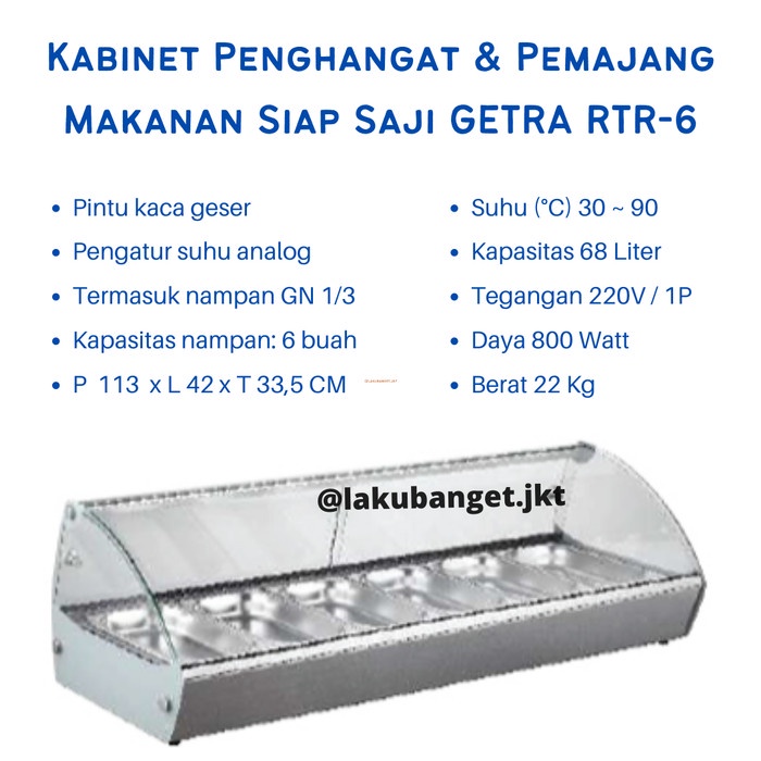 Jual Microwave Kabinet Penghangat Makanan Siap Saji / Bain Marie ...