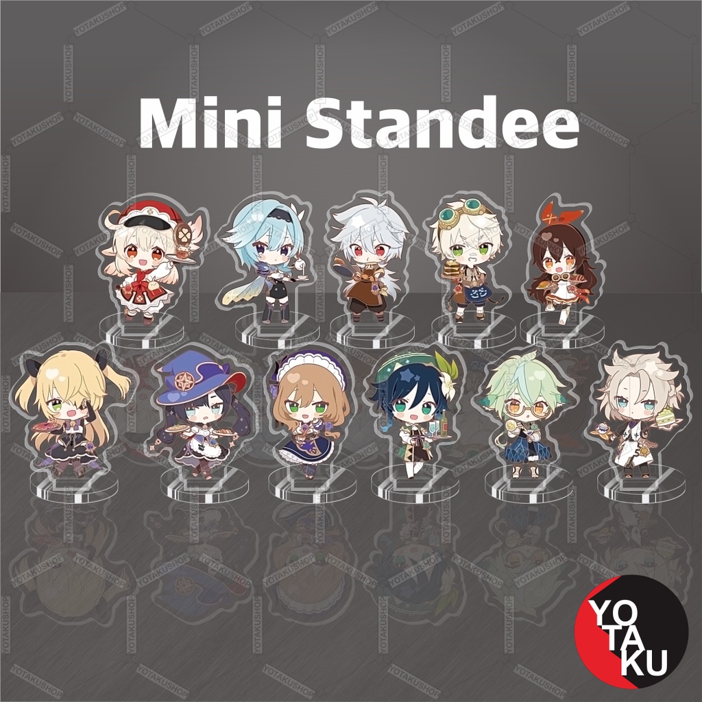 Jual Mini Standee Figure Anime Akrilik Genshin Impact MST128 Seri 3 ...