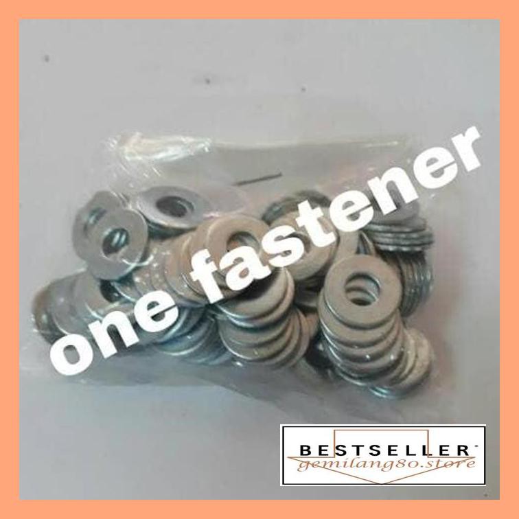 Jual Baut & Mur Tools- Ring Plat Putih 3Mm 4Mm 5Mm 100 Pc 48A450D ...