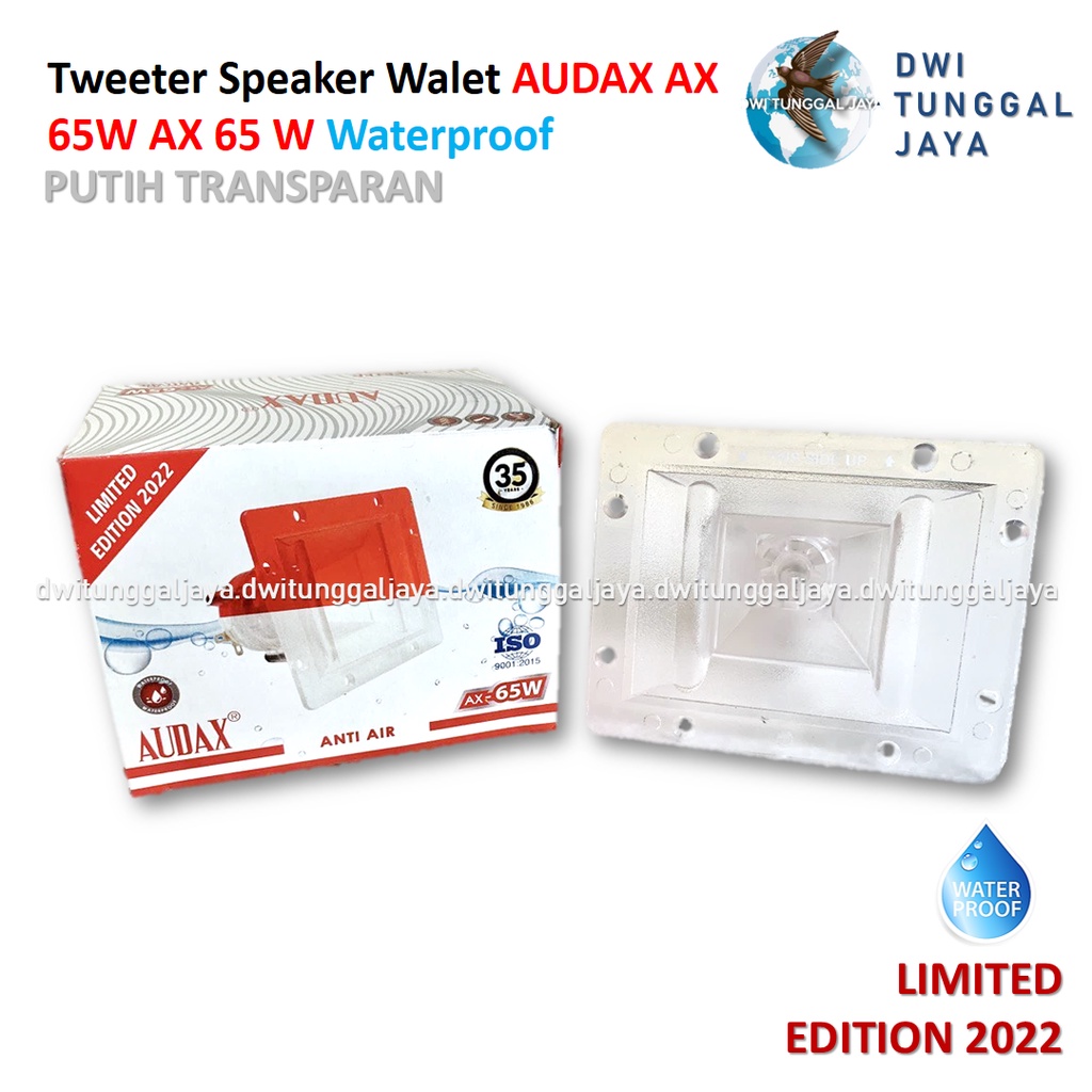 Jual Tweeter Twitter Speaker Spiker Walet AUDAX AX 65 W AX 65W Putih ...