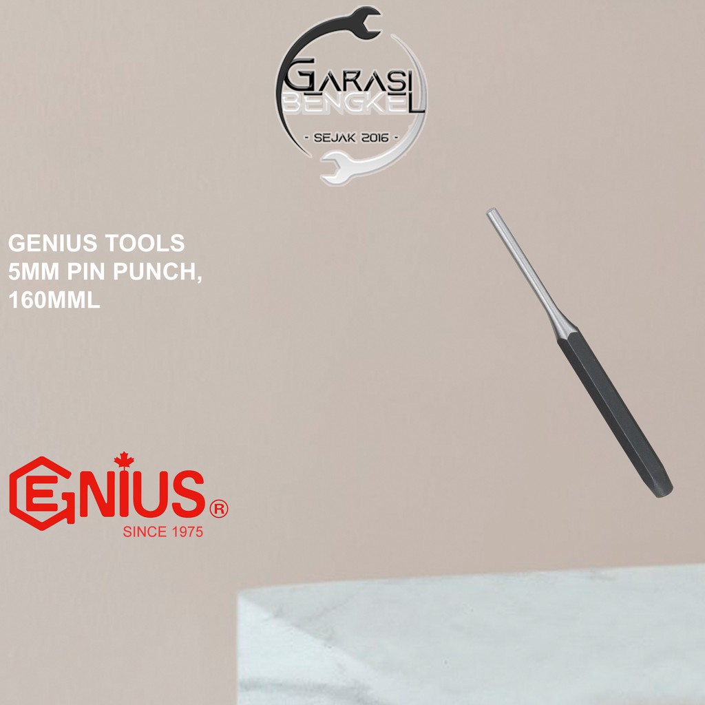 Jual Genius Tools Metric Pin Punch - Mata Centre 5mm | Shopee Indonesia