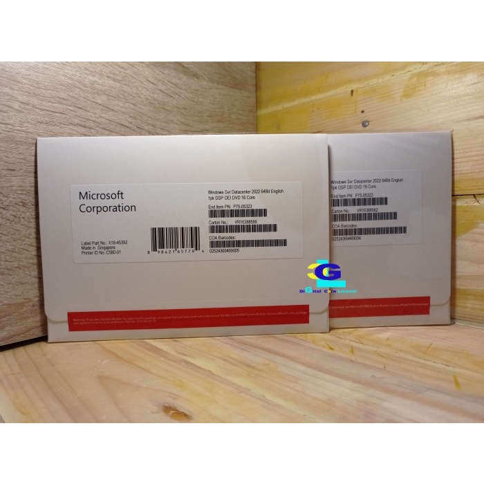 Jual Window Server 2022 Datacenter 16 Core Fullpack 5 CALs Original LTS ...