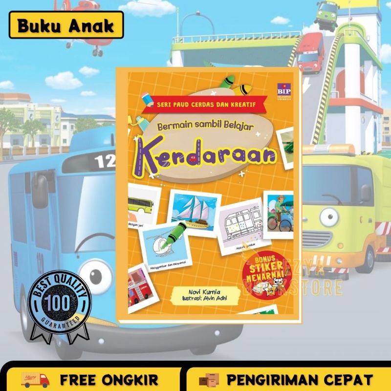 Jual Seri Paud Cerdas Dan Kreatif Bermain Sambil Belajar : Kendaraan ...