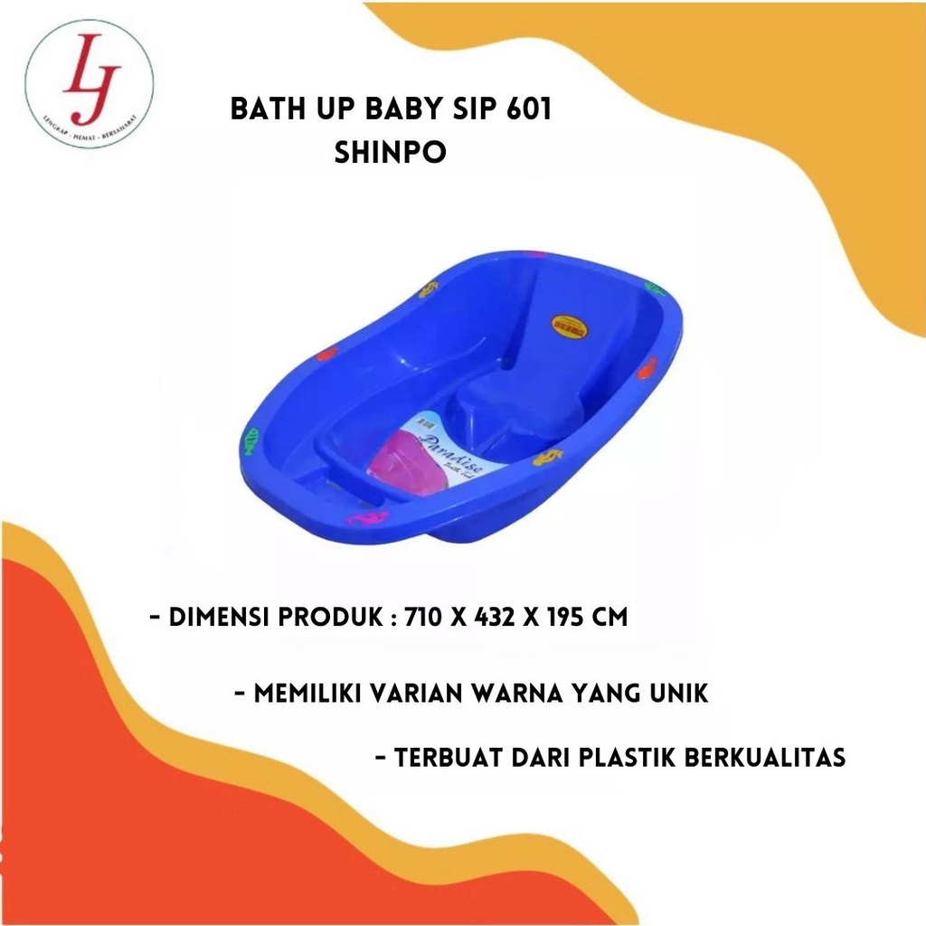 Jual Bak Mandi/Ember Bayi Plastik Shinpo SIP 601 - Baby Bath Paradise ...
