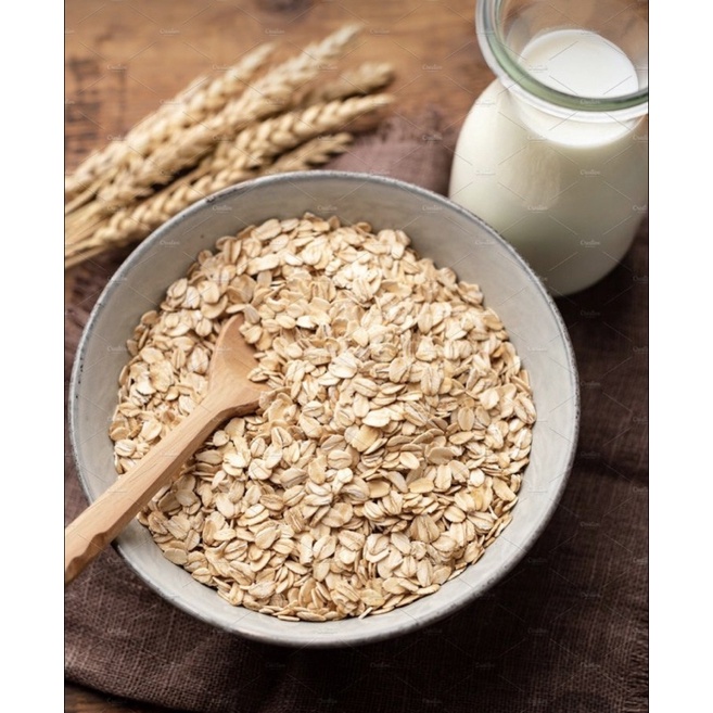 Jual Rolled Oats / Biji Gandum Utuh / Sereal Gandum 1 Kg | Shopee Indonesia