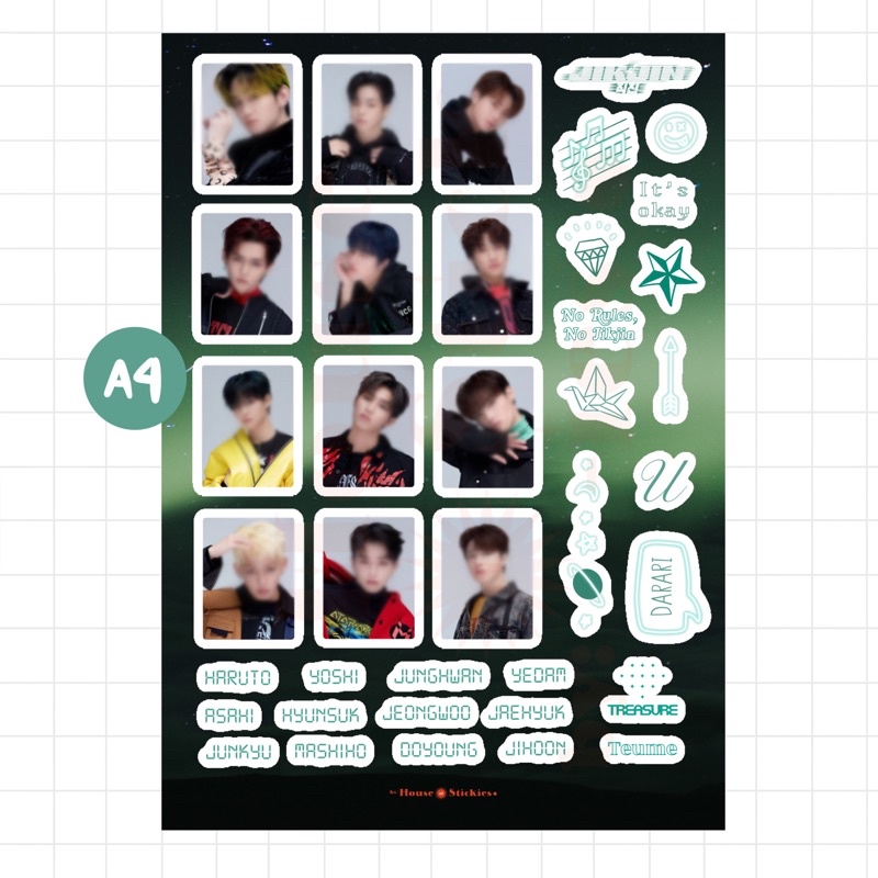 Jual Stiker Kpop TREASURE The Second Step: Chapter One Edition ...