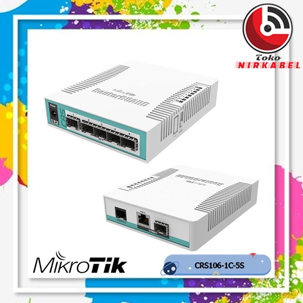 Jual MikroTik CRS106-1C-5S | CRS 106 1C 5S | CRS106 1C 5S | Shopee Indonesia