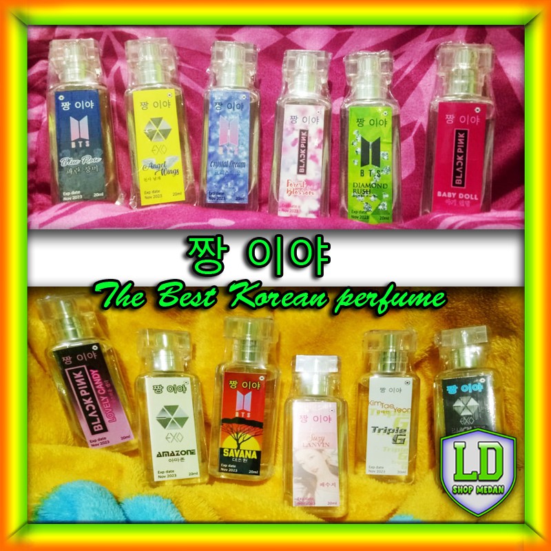 Jual Aneka Parfum Korea Spray BTS BlackPink Exo Bibit Parfum Korea ...