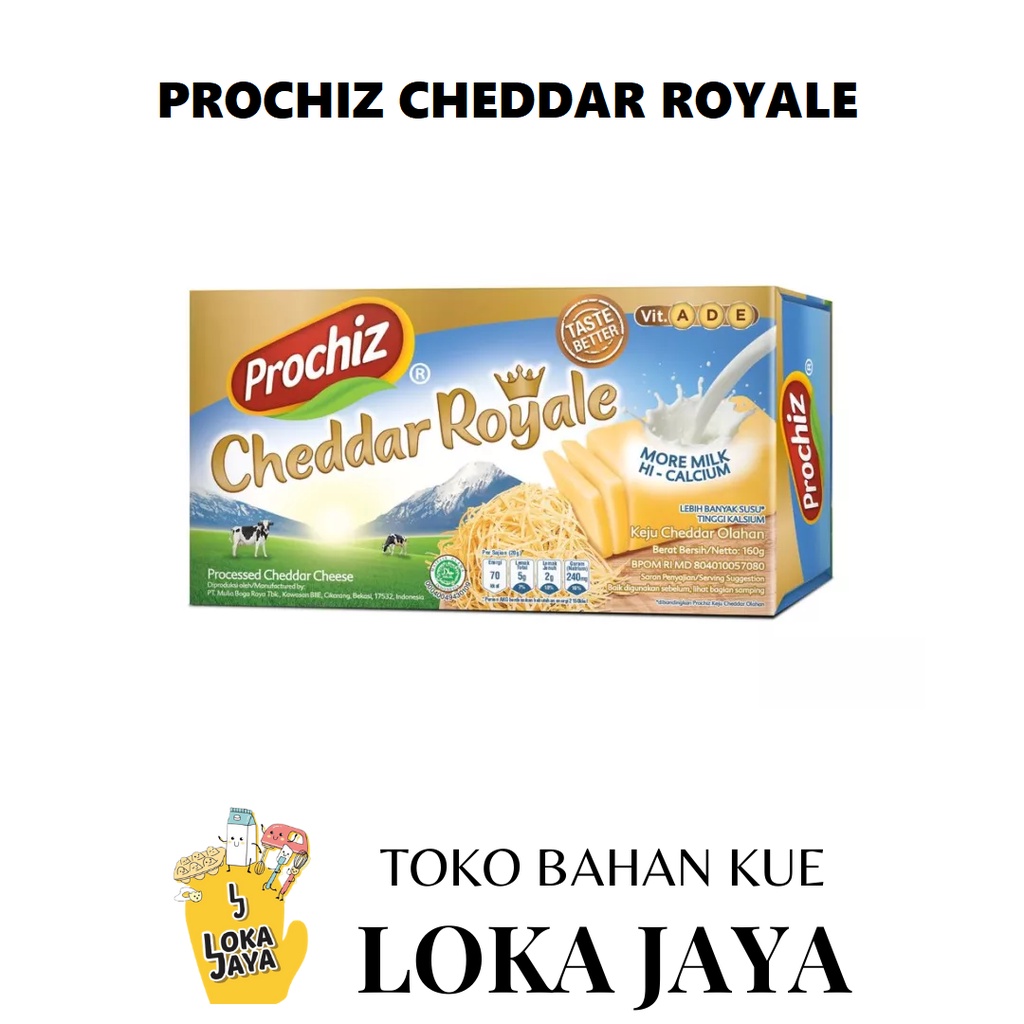 Jual PROCHIZ CHEDDAR ROYALE 160G | Shopee Indonesia
