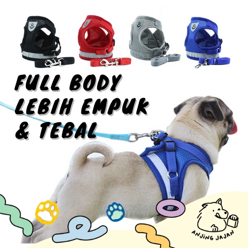 Jual Rompi Harness Anjing dan Kucing + Tali Tuntun Untuk Anjing ...