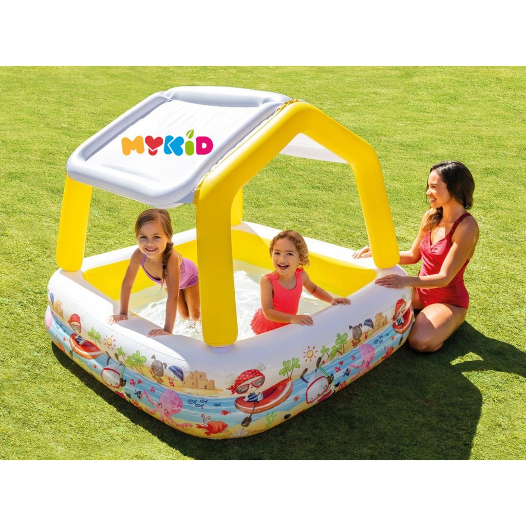 Jual Kolam Renang Atap Sun Shade Pool 1.57Mx1.57Mx1.22M Intex 57470 ...