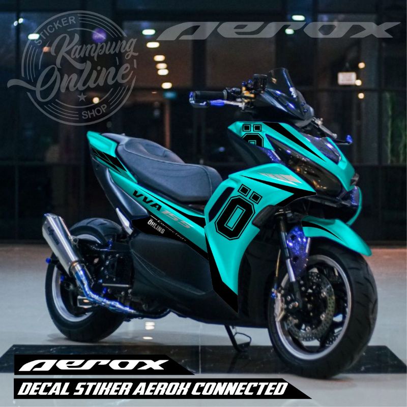 Jual Stiker Decal Motor Aerox New Connected Sticker Striping Full Body ...