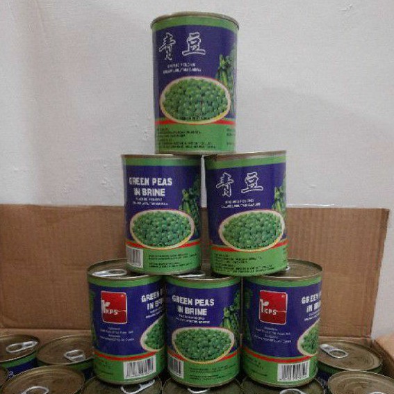 Jual KACANG POLONG KALENG GREEN PEAS IN BRINE 397g | Shopee Indonesia