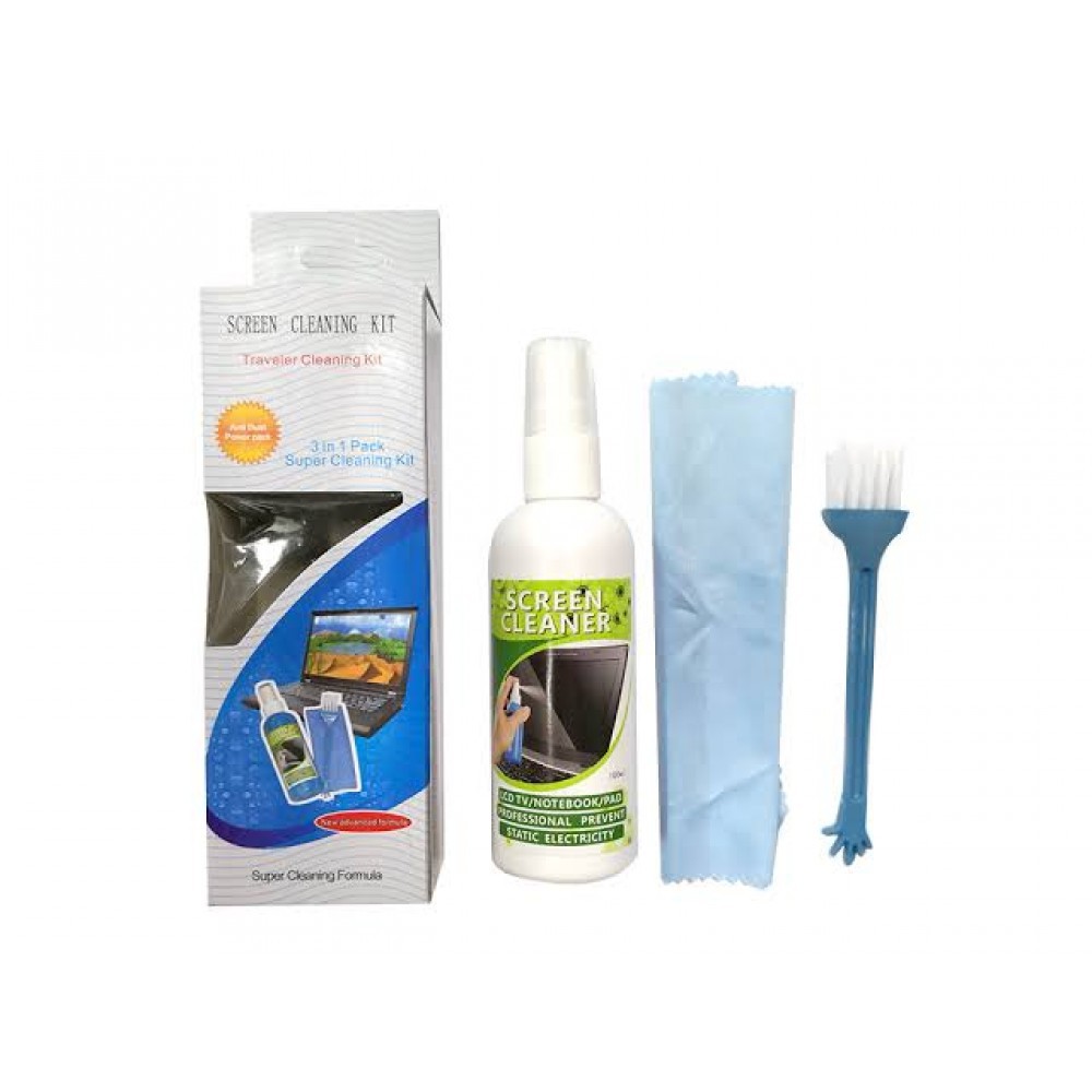 Jual Lcd cleaner 3in1 - Super Cleaning kit 3in1 - Screen Cleaning kit ...