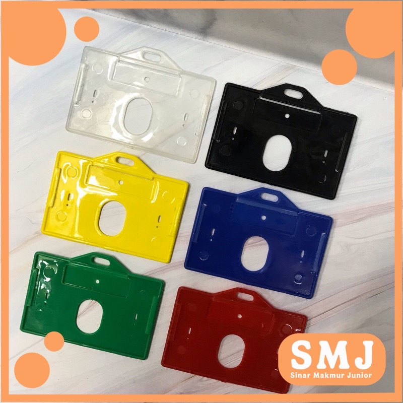 Jual CASING ID CARD NAMETAG 1 KARTU TIDUR ( 6 Warna ) | Shopee Indonesia