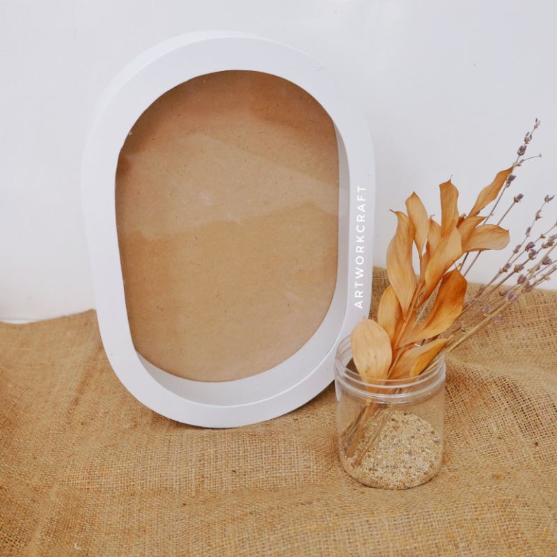 Jual [30X40] Frame Mahar Oval 30 x 40 cm / Mahar Pernikahan Bingkai ...