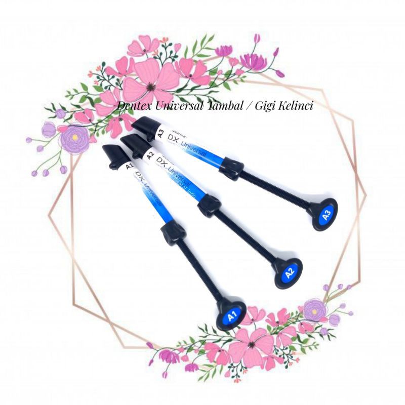 Jual Composite Dentex Universal A1, A2, A3 Tambal Gigi dan Gigi Kelinci | Shopee Indonesia