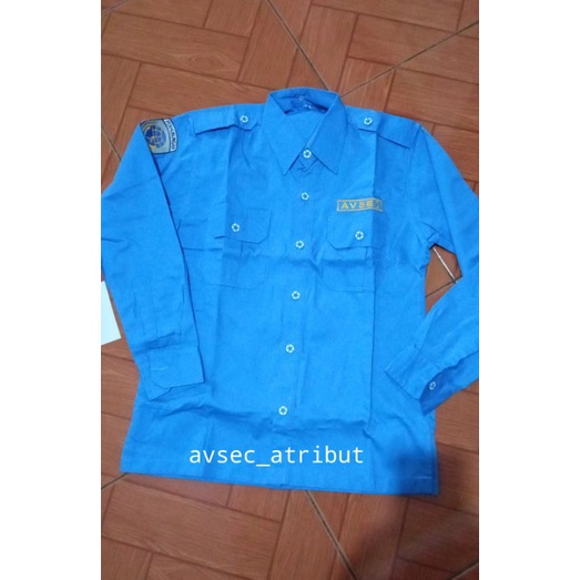 Jual BAJU SERAGAM AVSEC PRIA ( AP II) LENGAN PANJANG/ATRIBUT AVSEC ...