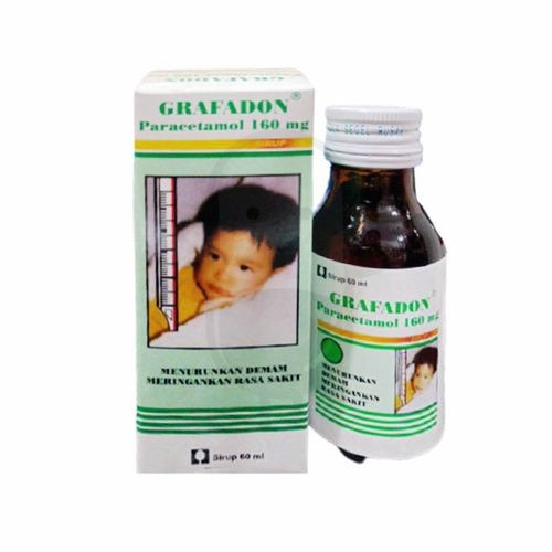 Jual GRAFADON SIRUP 60 ML PARACETAMOL 160 MG PENURUN DEMAM | Shopee ...