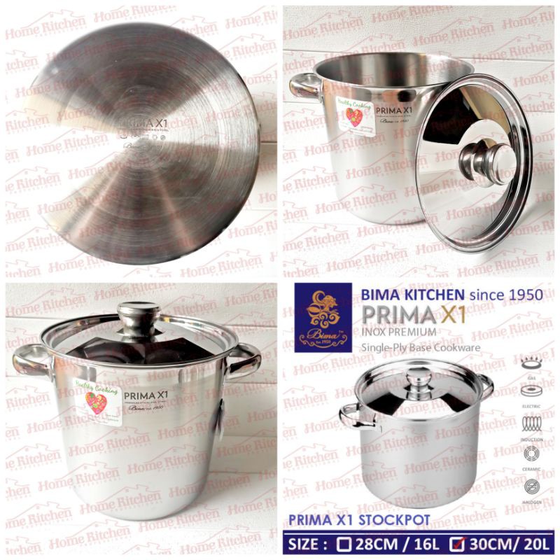 Jual BP2007328 BP2007330 Panci Bima Prima X1 Stockpot Panci Tinggi ...