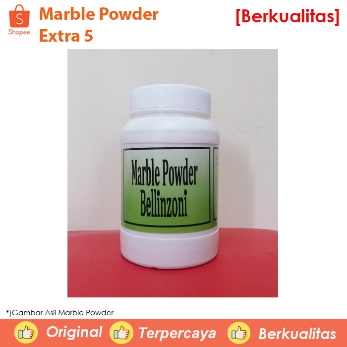 Jual Bubuk Marmer Extra 5 Asli 500 gram | Shopee Indonesia