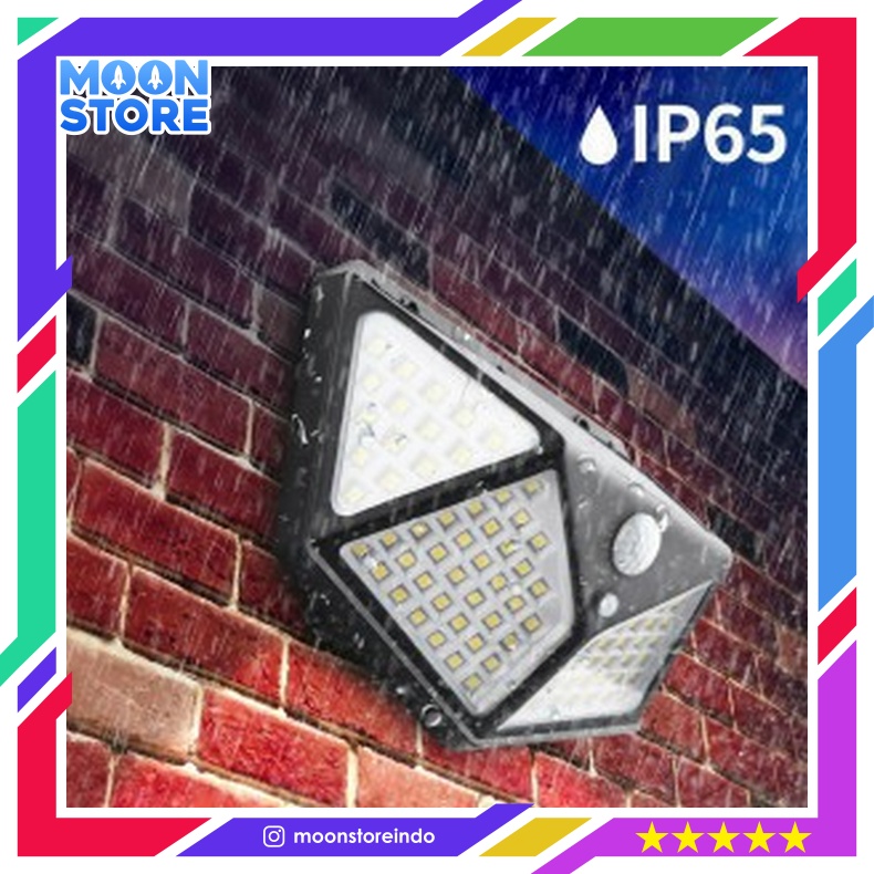 Jual LAMPU TAMAN SOLAR PANEL SENSOR GERAK OUTDOOR 100 LED | Shopee ...