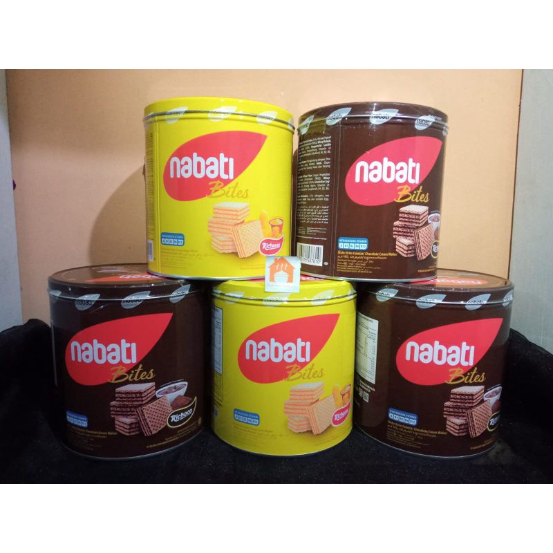Jual Richese Richoco Nabati Wafer Kaleng 320 gram Grosir | Shopee Indonesia