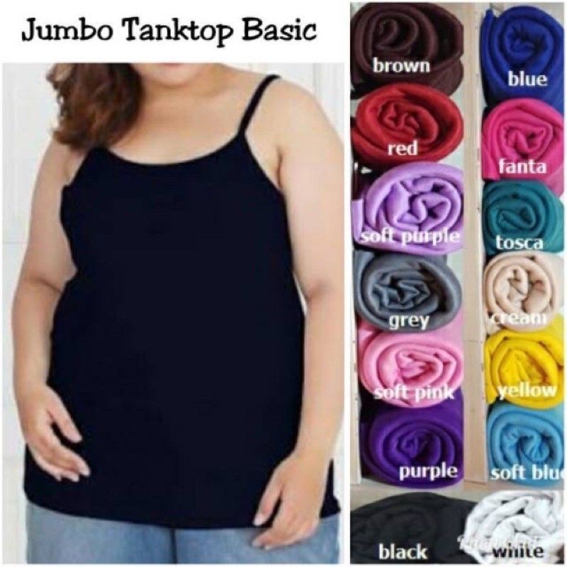 Jual TankTop Jumbo | Tangtop | Tengtop | singlet | Kaos Dalam Wanita ...