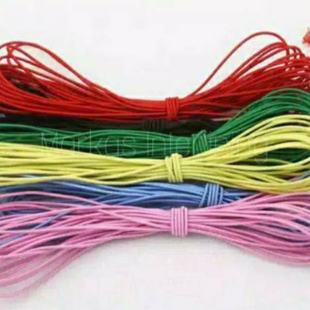 Jual Tali sengkelit karet elastis masker | Shopee Indonesia