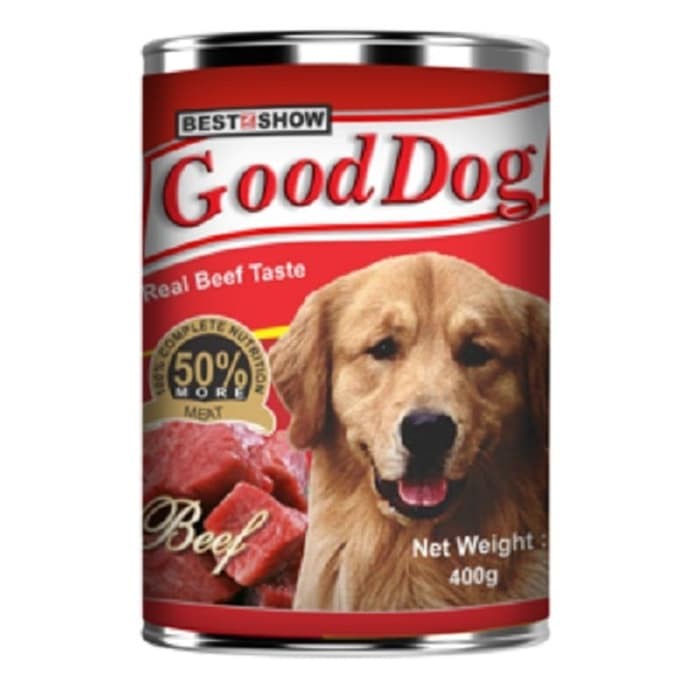 Jual Makanan Kaleng Anjing Best In Show Good Dog Beef 400gr | Shopee ...